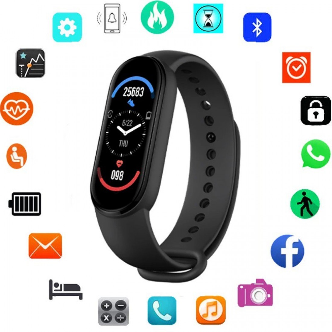 Budget Health Fitness Smart band watch